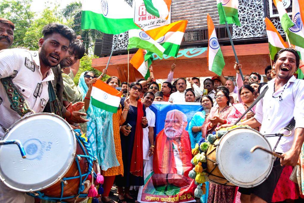 Celebration in Bhopal After Indian Army's Operation Sindoor