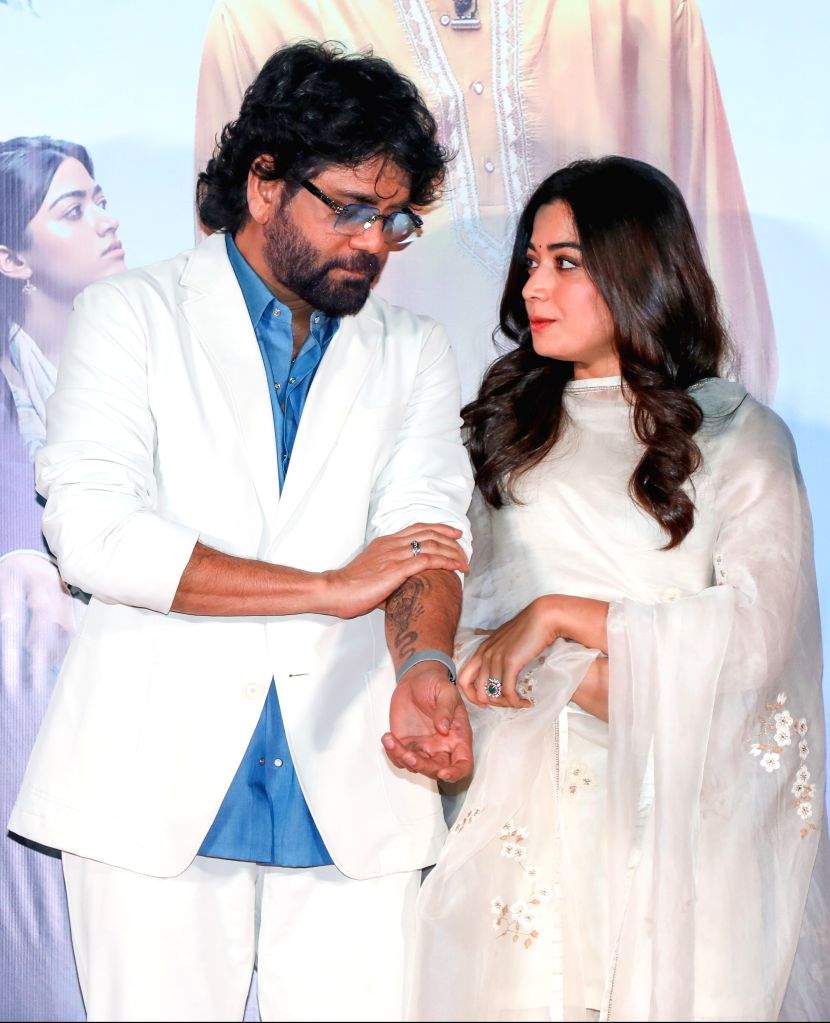 Celebrities at Song launch event of Kuberaa