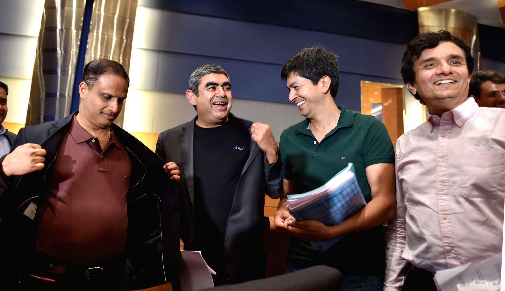 Infosys press conference
