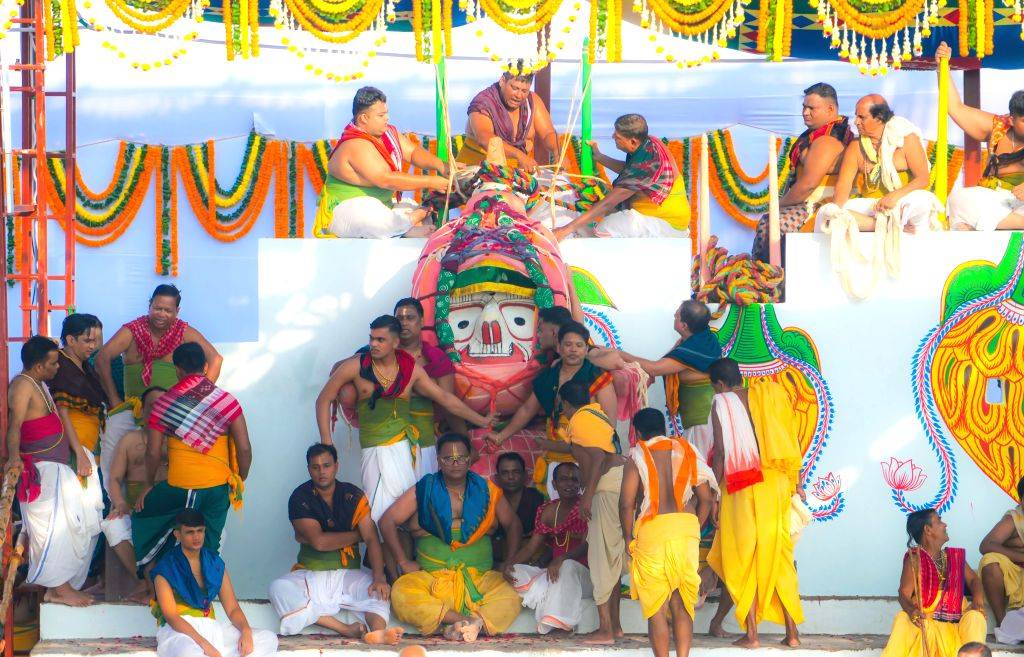 Ceremonial Bath of Lord Jagannatha