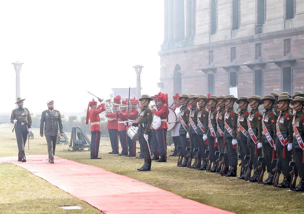 Ceremonial welcome for UAE Presidential Guard Commander