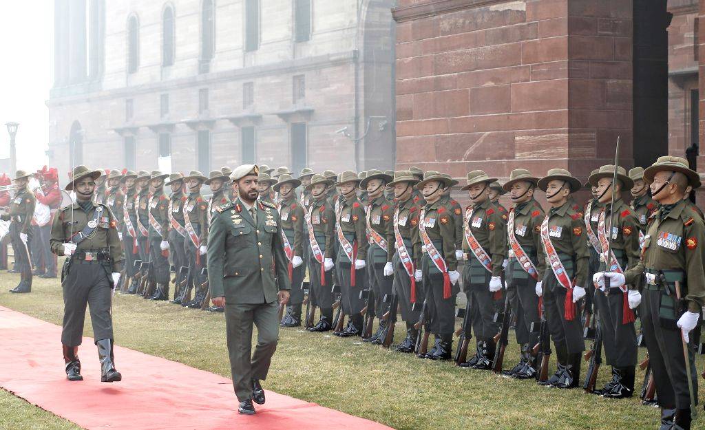 Ceremonial welcome for UAE Presidential Guard Commander