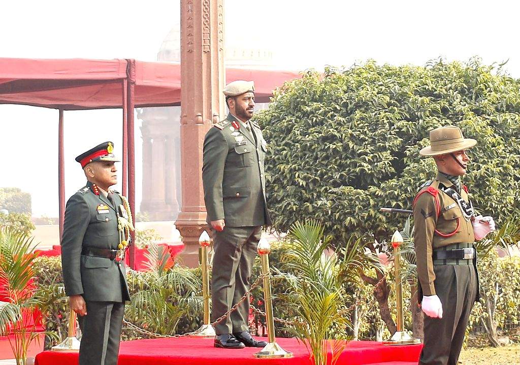 Ceremonial welcome for UAE Presidential Guard Commander