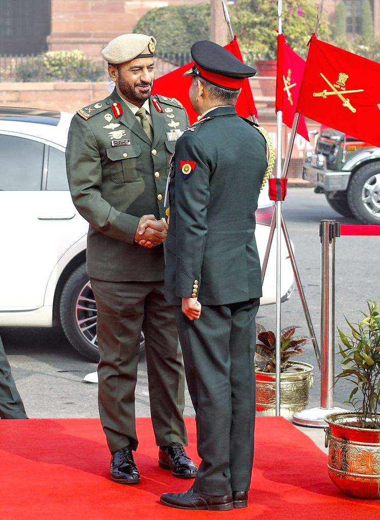 Ceremonial welcome for UAE Presidential Guard Commander