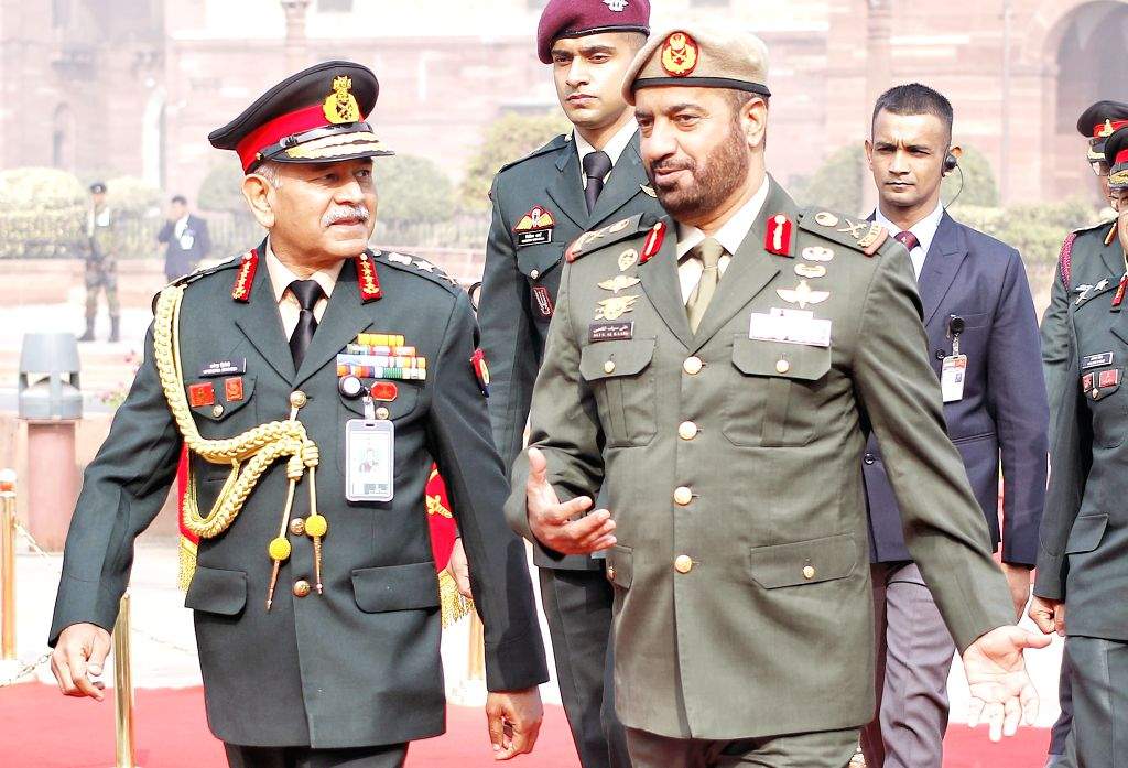 Ceremonial welcome for UAE Presidential Guard Commander