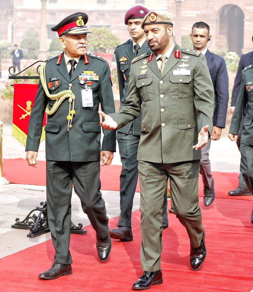 Ceremonial welcome for UAE Presidential Guard Commander