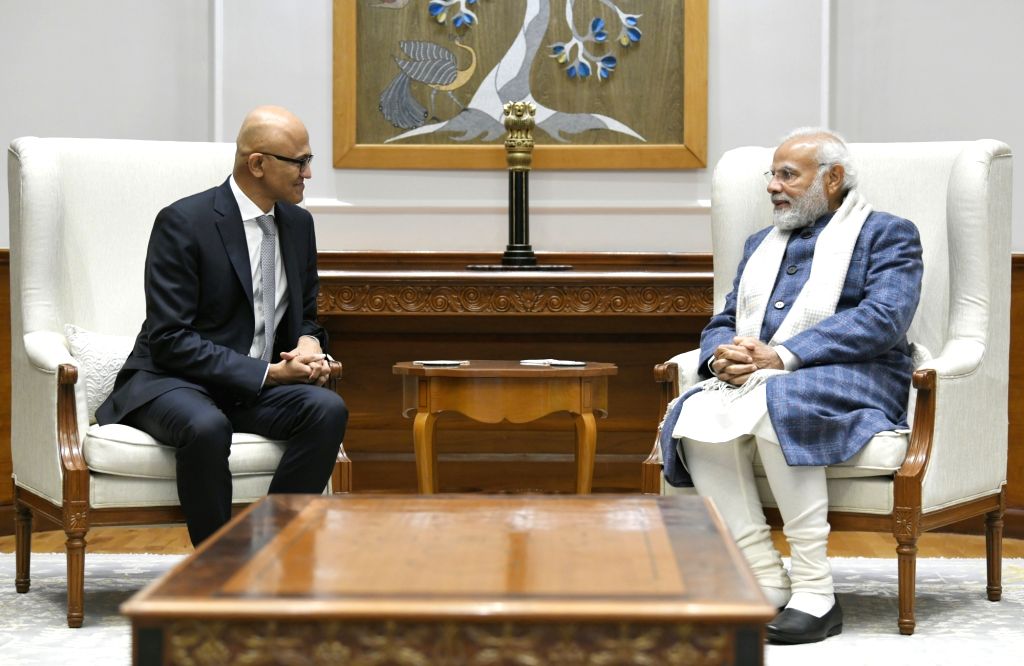 Free photo : Chairman and CEO of Microsoft Corporation Satya Nadella on ...