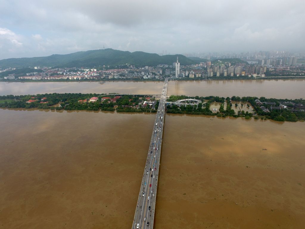 CHINA-CHANGSHA-XIANGJIANG RIVER-FLOOD