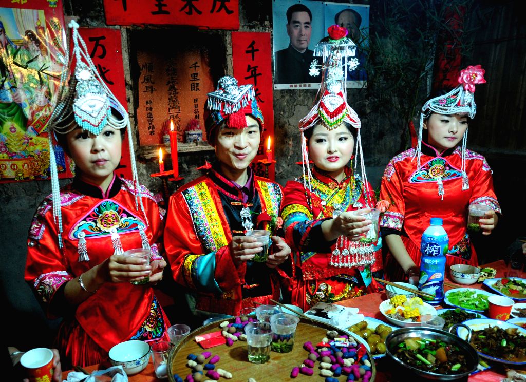 CHINA-ZHEJIANG-ETHNIC WEDDING