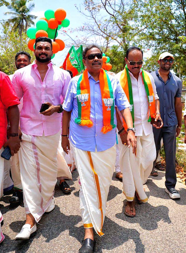 Chenkal Rajasekharan Nair files nomination from Neyyattinkara