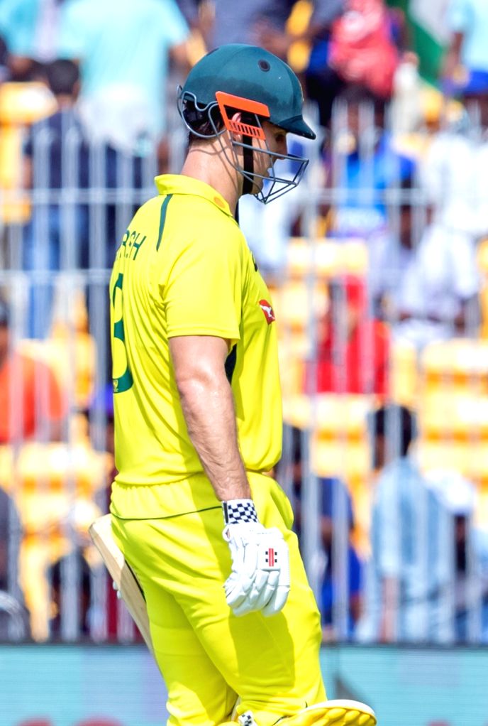 Australian player Mitchell Marsh during the third ODI match