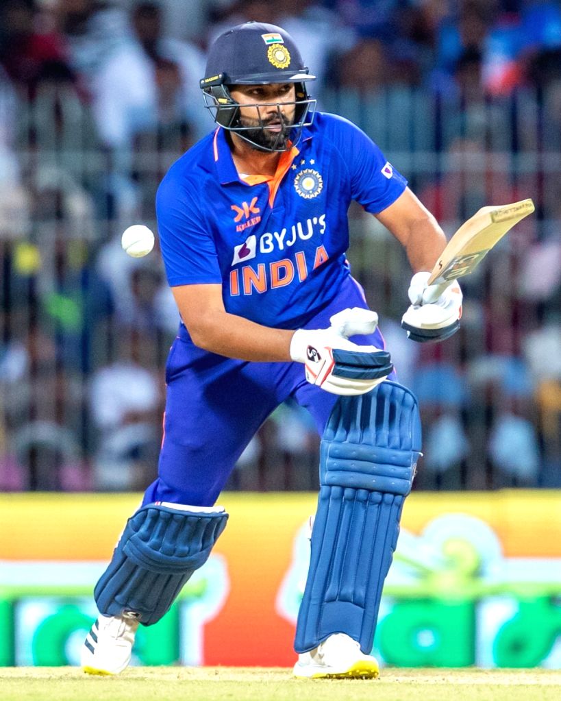 Indian captain Rohit Sharma during the 3rd ODI Match