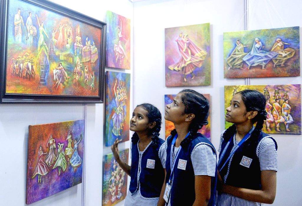 Chennai : People visit an exhibition during the World Tamil Diaspora ...