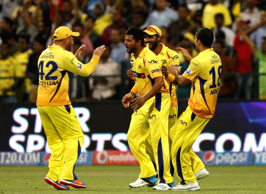 Abu Dhabi (UAE): IPL 2014 - Match 8 - Chennai Super Kings and Delhi ...