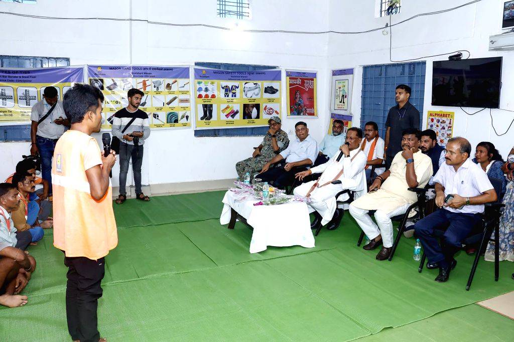Chhattisgarh CM Vishnu Deo Sai Visits Naxalite Rehabilitation Centre