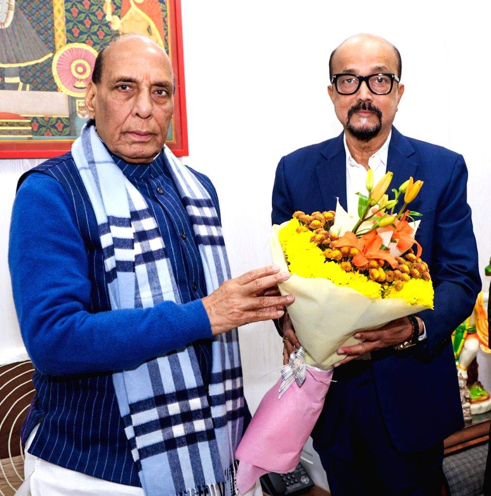 Chhattisgarh Governor Ramen Deka Calls on Rajnath Singh