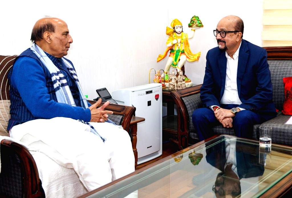 Chhattisgarh Governor Ramen Deka Calls on Rajnath Singh