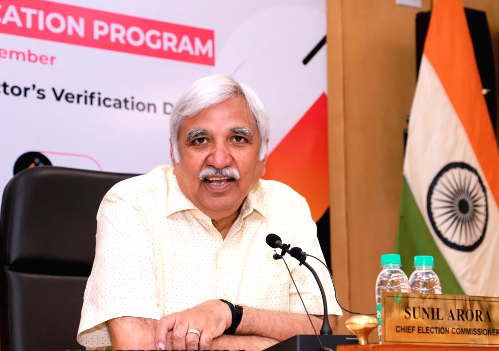Chief Election Commissioner Sunil Arora launches Electoral Verification ...