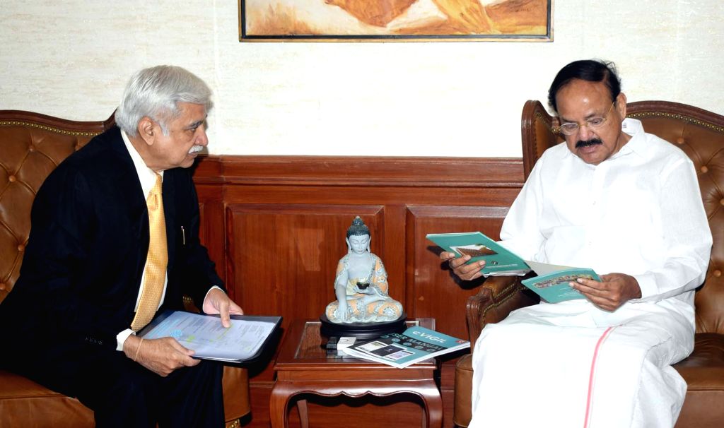 Chief Election Commissioner Sunil Arora meets Venkaiah Naidu