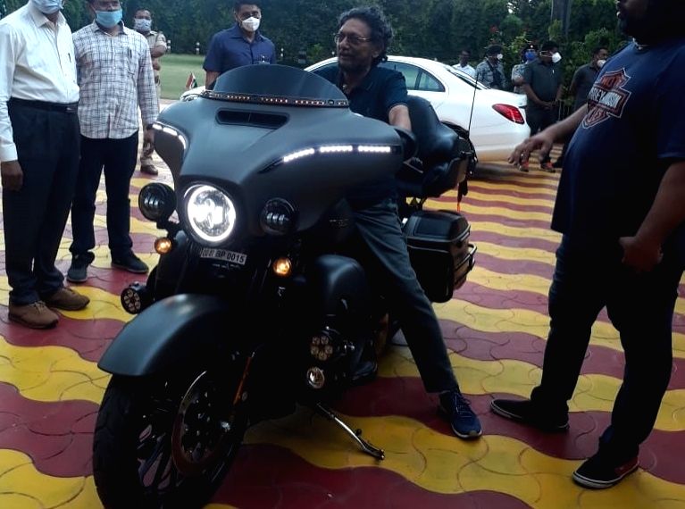 Free Photo: CJI SA Bobde rides Harley Davidson