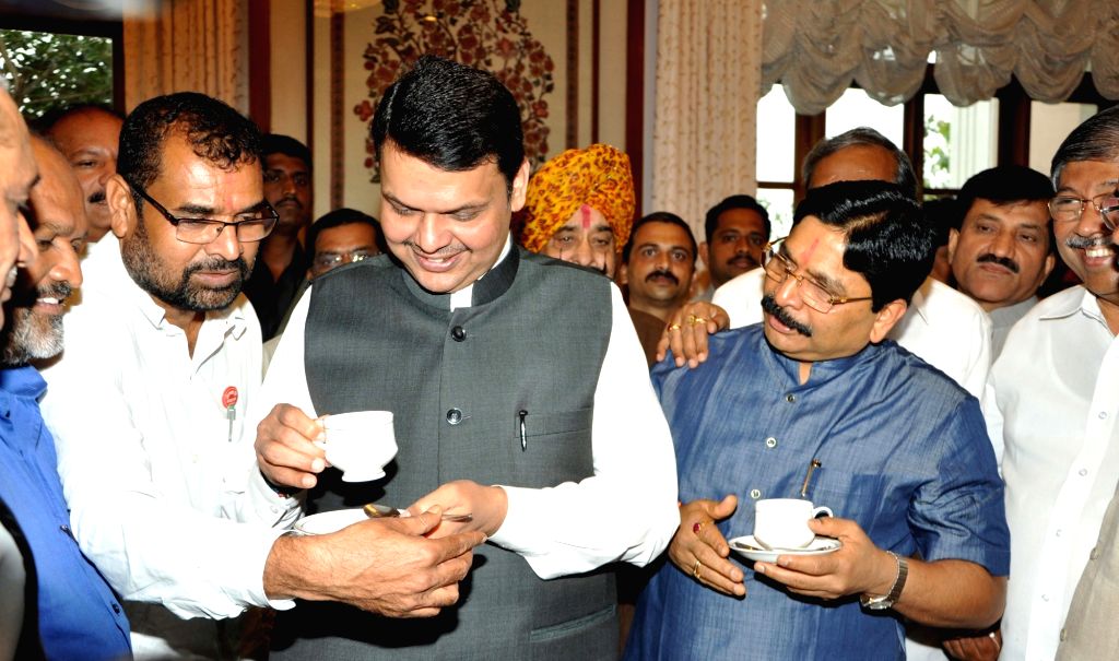 Tea party - Devendra Fadnavis