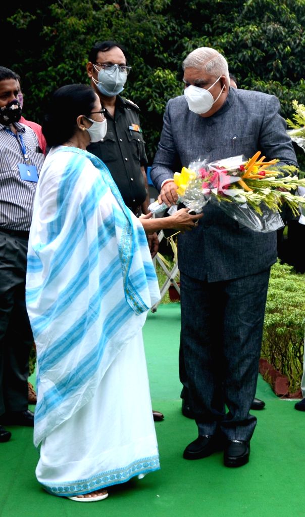 Chief Minister Mamata Banerjee, West Bengal Governor Jagdeep Dhankar ...