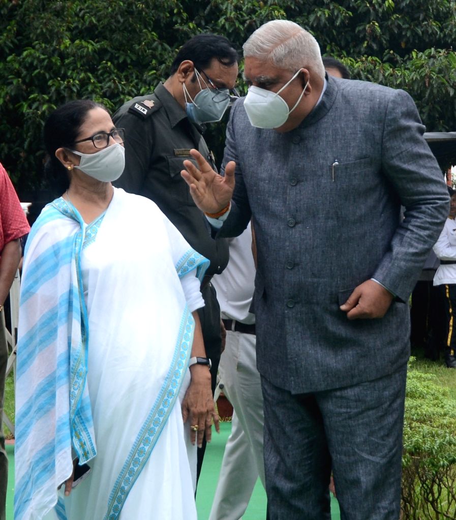 Chief Minister Mamata Banerjee, West Bengal Governor Jagdeep Dhankar ...