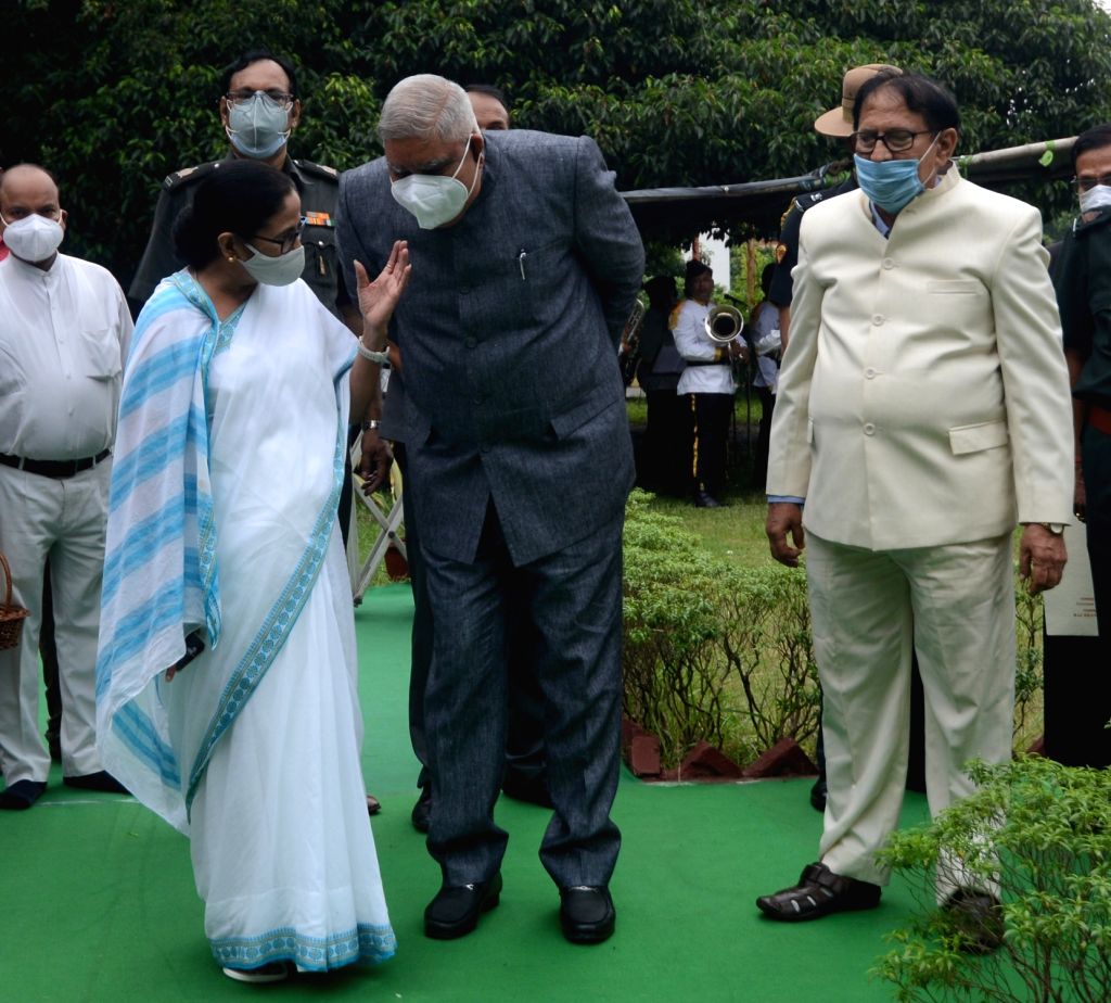 Chief Minister Mamata Banerjee, West Bengal Governor Jagdeep Dhankar ...