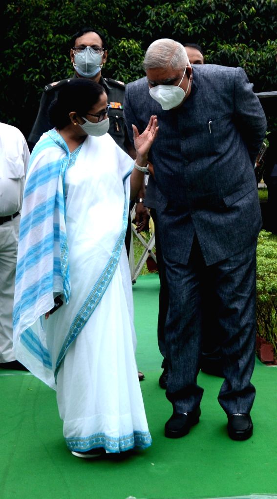 Chief Minister Mamata Banerjee, West Bengal Governor Jagdeep Dhankar ...