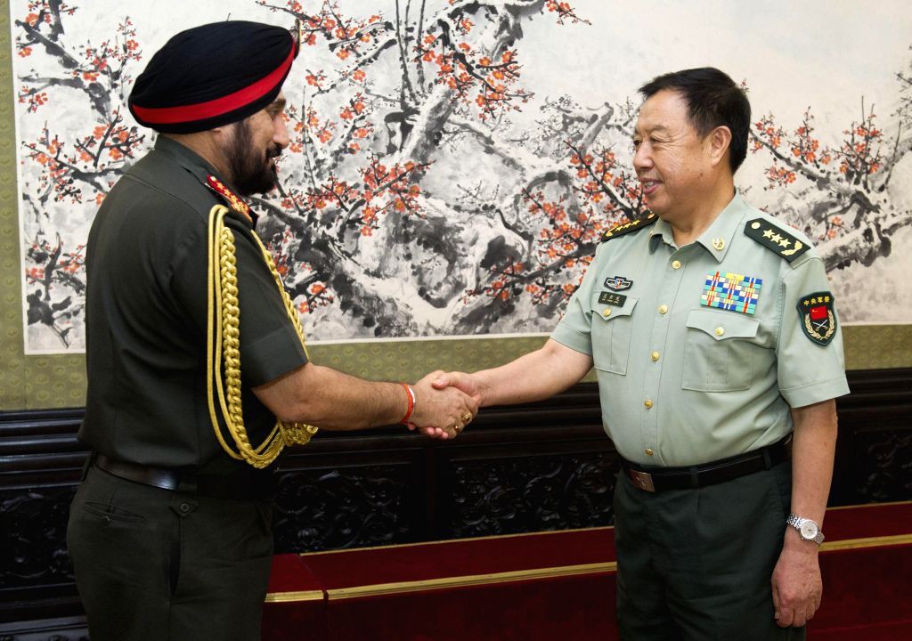 Beijing (China): General Bikram Singh meets Fan Changlong Bayi