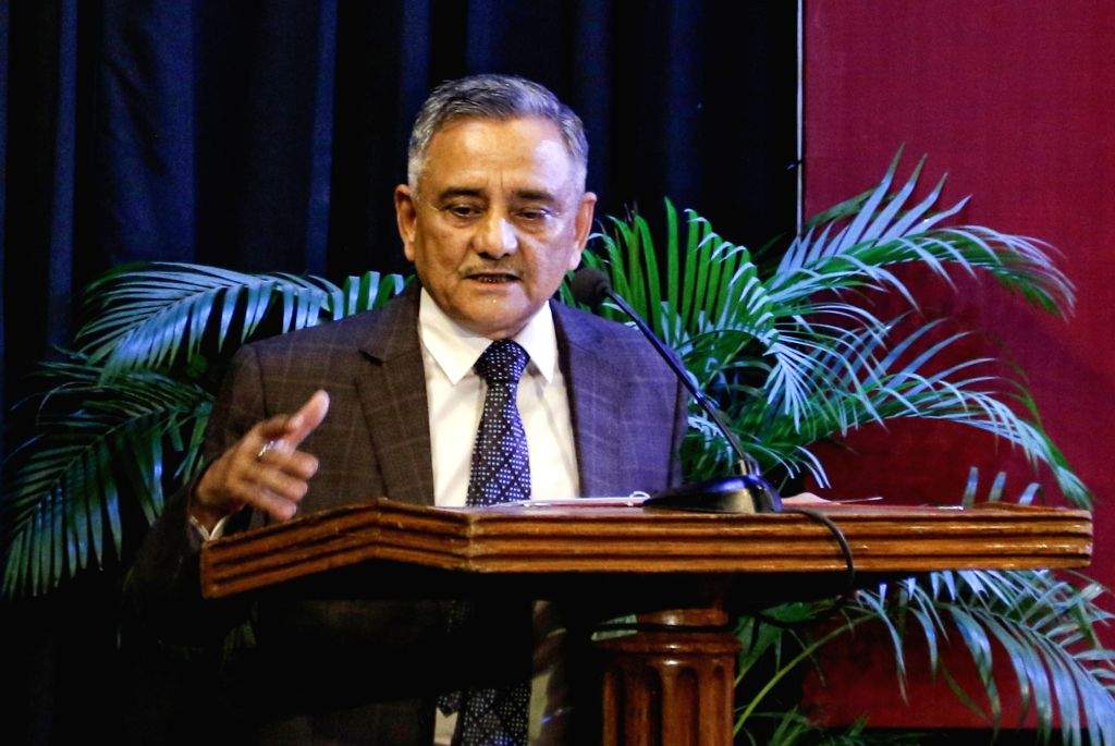 Chief of Defence Staff General Anil Chauhan attends the session on ...