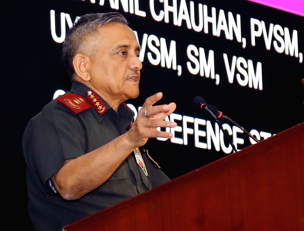 Chief of Defence Staff General Anil Chauhan at the 24th Foreign Service ...