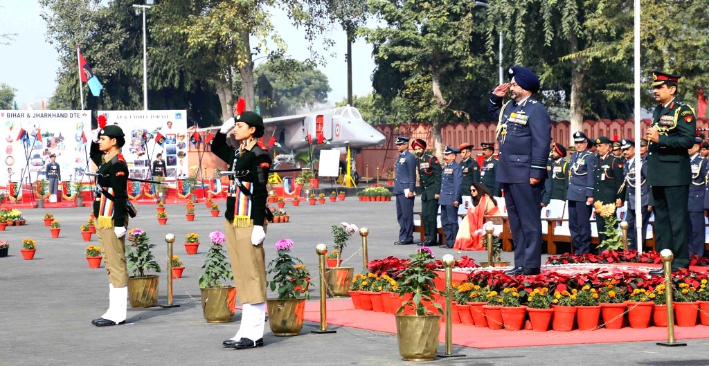 Air Chief visits NCC Republic Day Camp 2018
