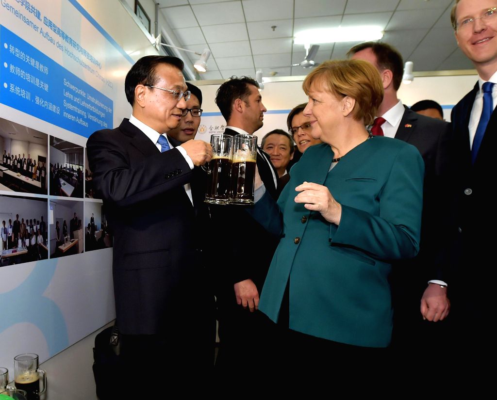 CHINA-HEFEI-LI KEQIANG-MERKEL-UNIVERSITY-VISIT