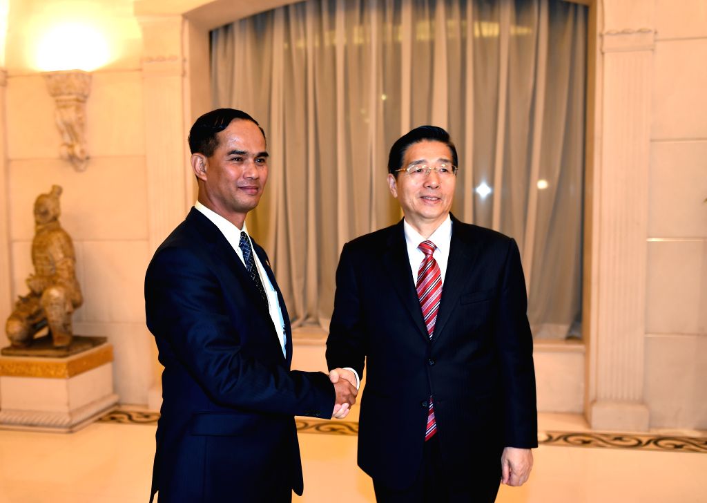 CHINA-BEIJING-GUO SHENGKUN-FOREIGN OFFICIALS-MEETING