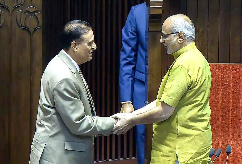 Chowdry Mohammad Ramzan Takes Oath as Rajya Sabha Member
