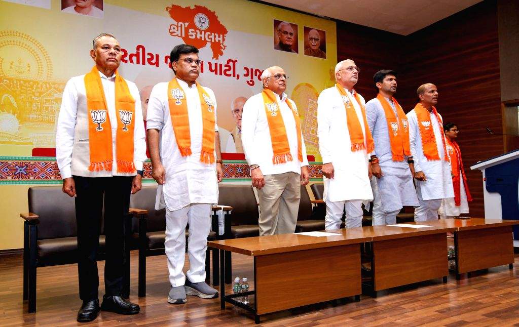 CM Bhupendra Patel Marks BJP Foundation Day