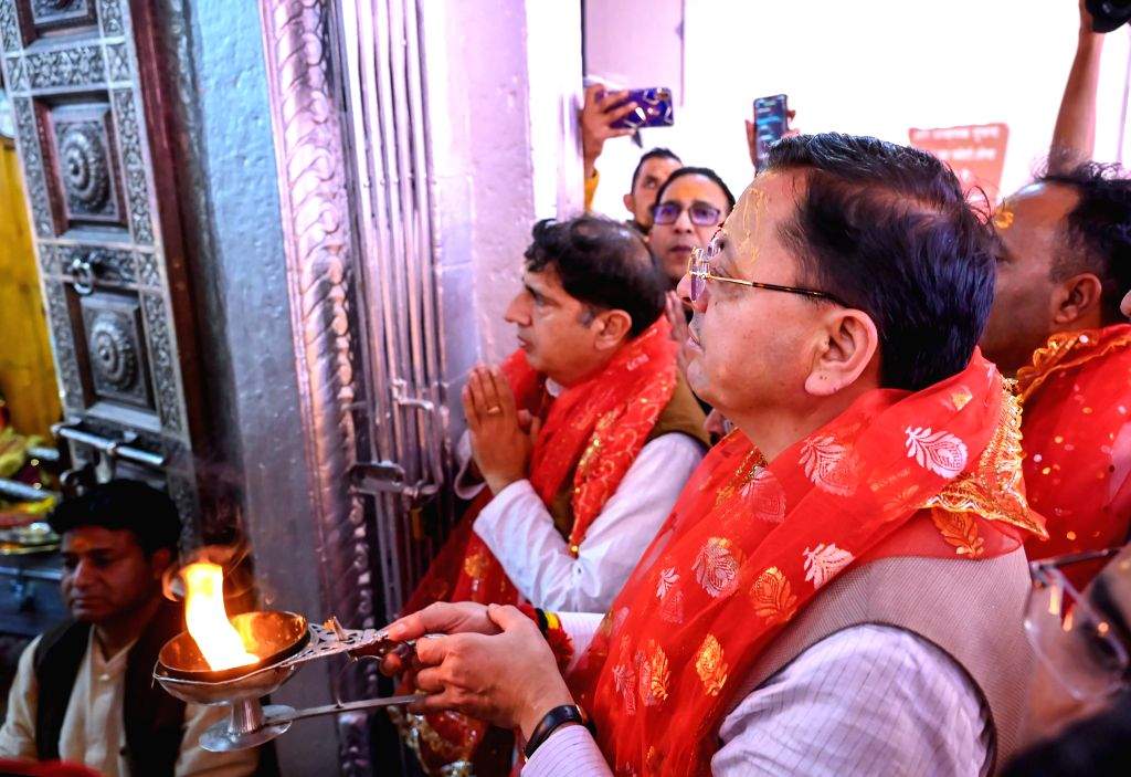 CM Dhami Attends Opening of Gangotri Dham on Akshaya Tritiya