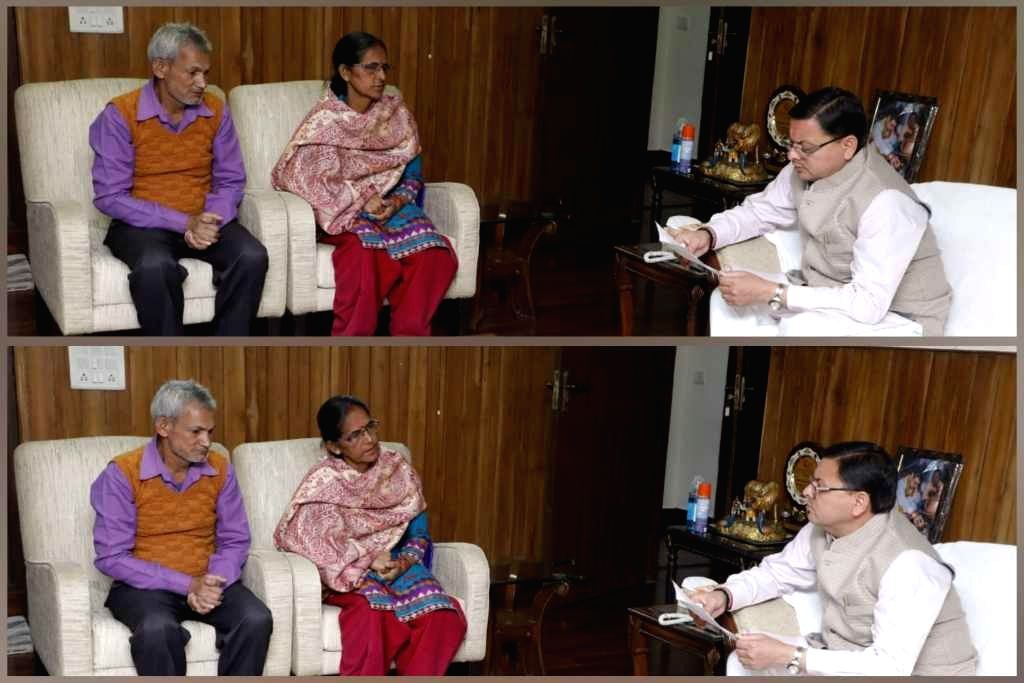 Free Photo: CM Dhami met the parents of Chhawla case victim in Delhi ...