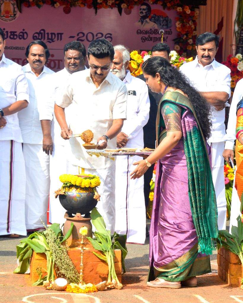 CM M.K. Stalin Participates in Samathuva Pongal
