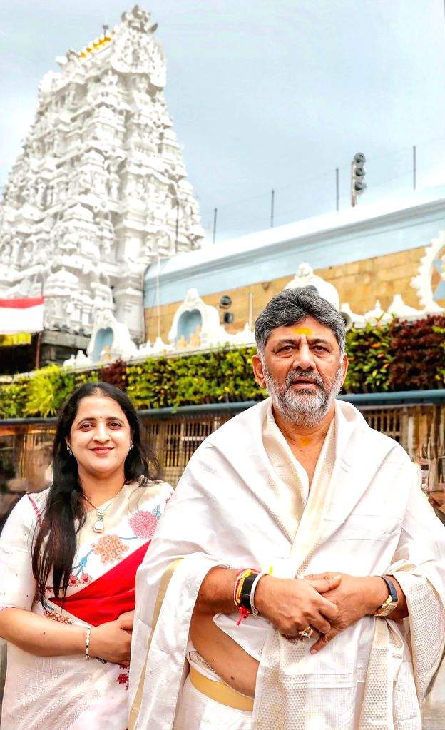 CM Shivakumar visits Venkateswara Temple