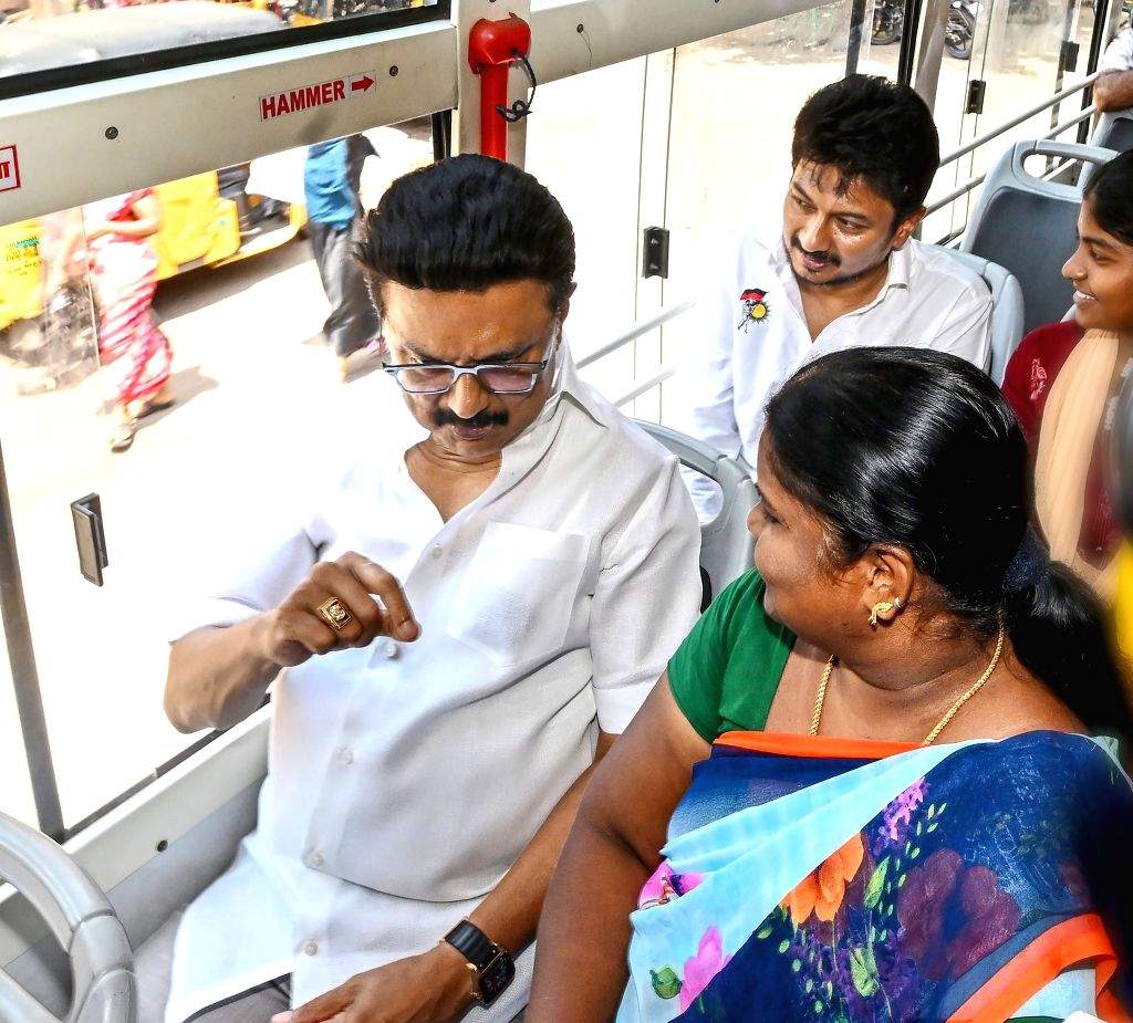 CM Stalin Rides City Bus, Interacts with Commuters