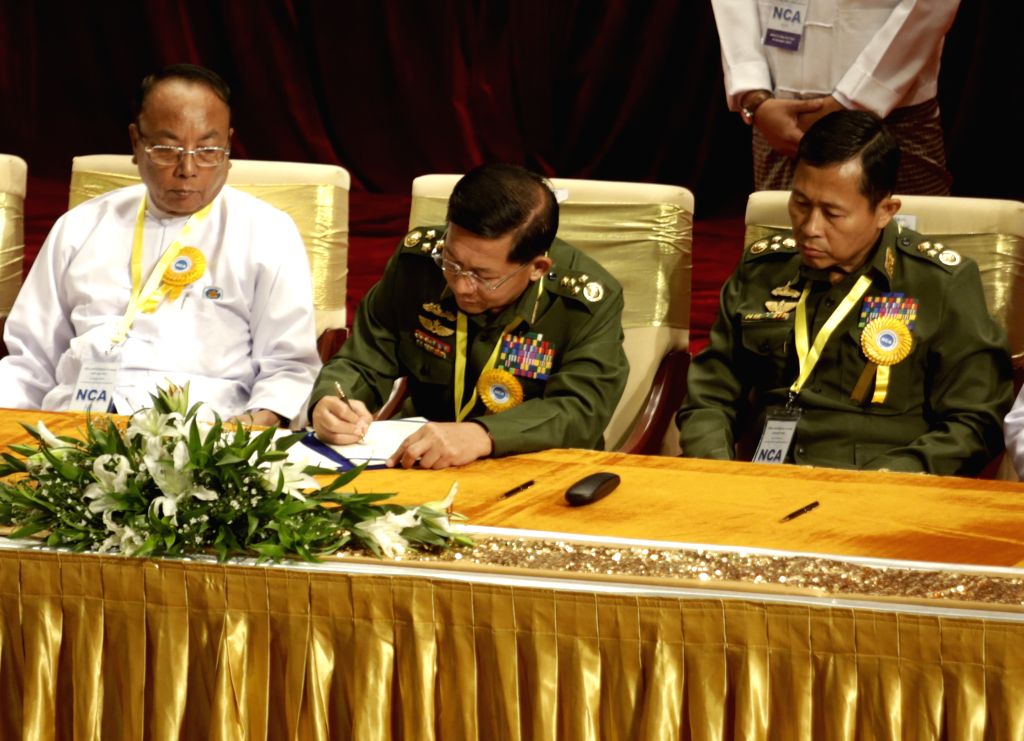MYANMAR-NAY PYI TAW-NATIONWIDE CEASEFIRE ACCORD