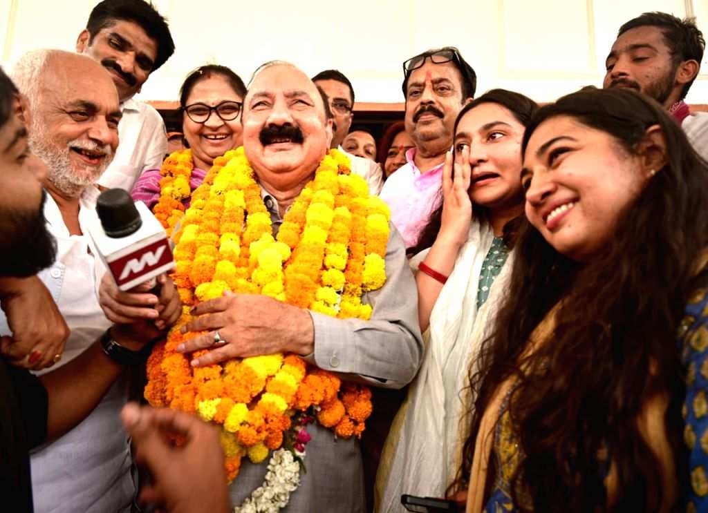 Congress candidate from Amethi constituency Kishori Lal Sharma ...