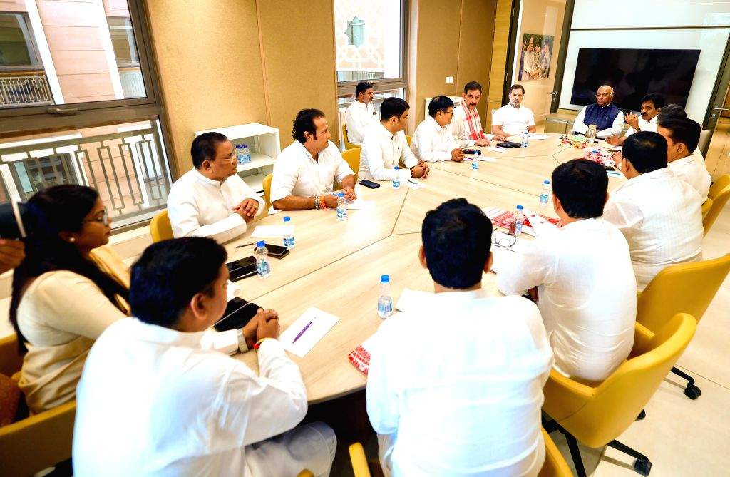 Congress Leaders Meet Newly Appointed Assam Office Bearers