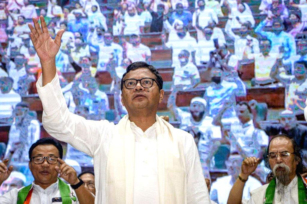 Congress Holds "Vote Chor, Gaddi Chhod" Rally