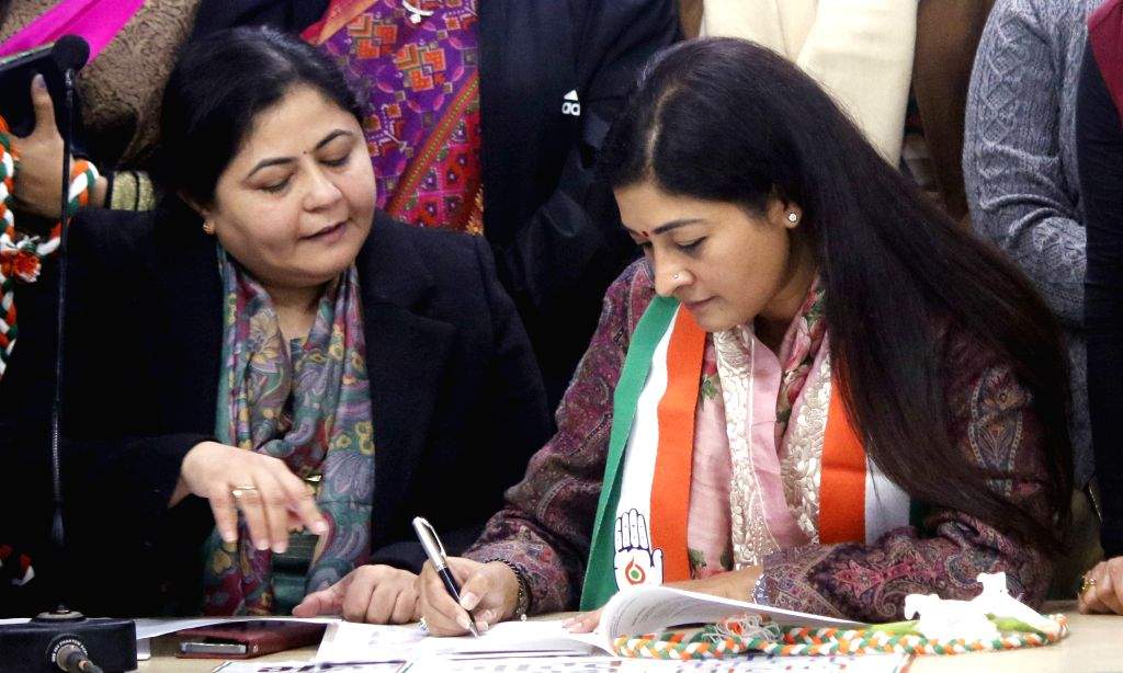 Congress leader Alka Lamba assumes the charge of the National President ...