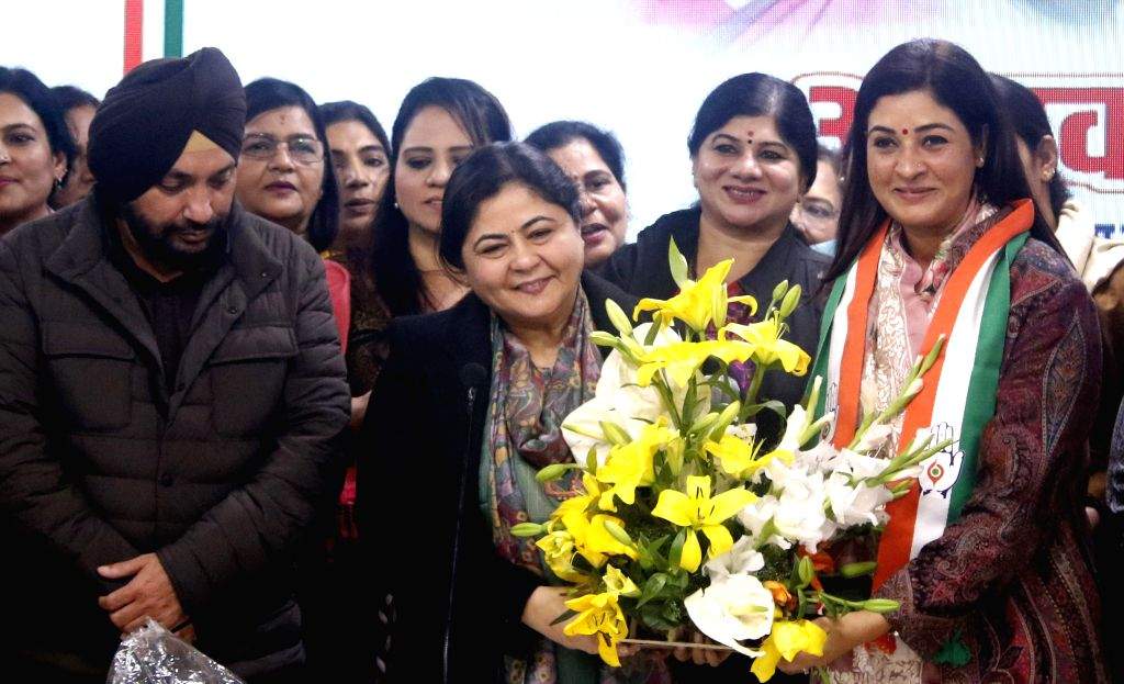 Congress leader Alka Lamba assumes the charge of the National President ...