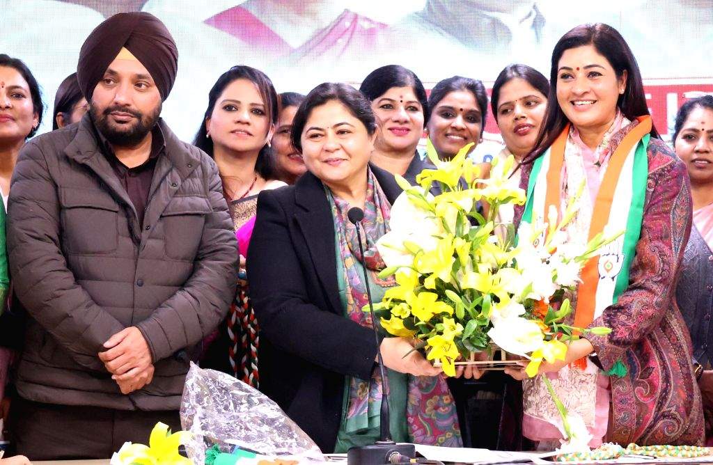 Congress leader Alka Lamba assumes the charge of the National President ...