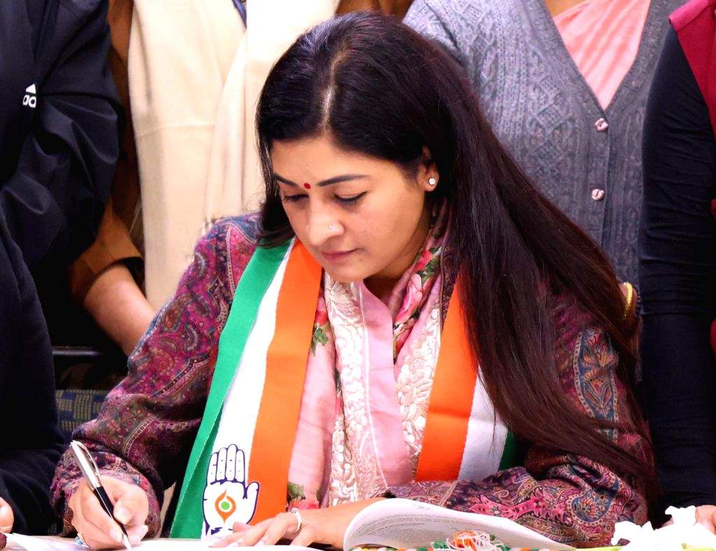 Congress leader Alka Lamba assumes the charge of the National President ...
